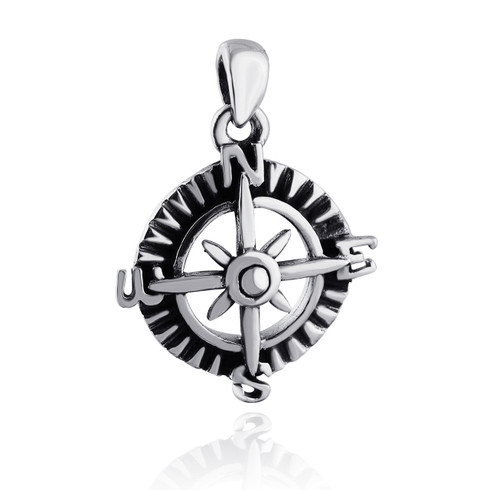 Compass Pendant - 925 Sterling Silver - Open Design | REO Company