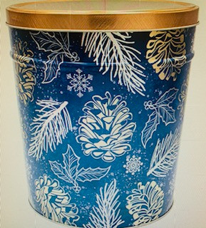 Shimmering Pine Popcorn Tins - Vic's Corn Popper