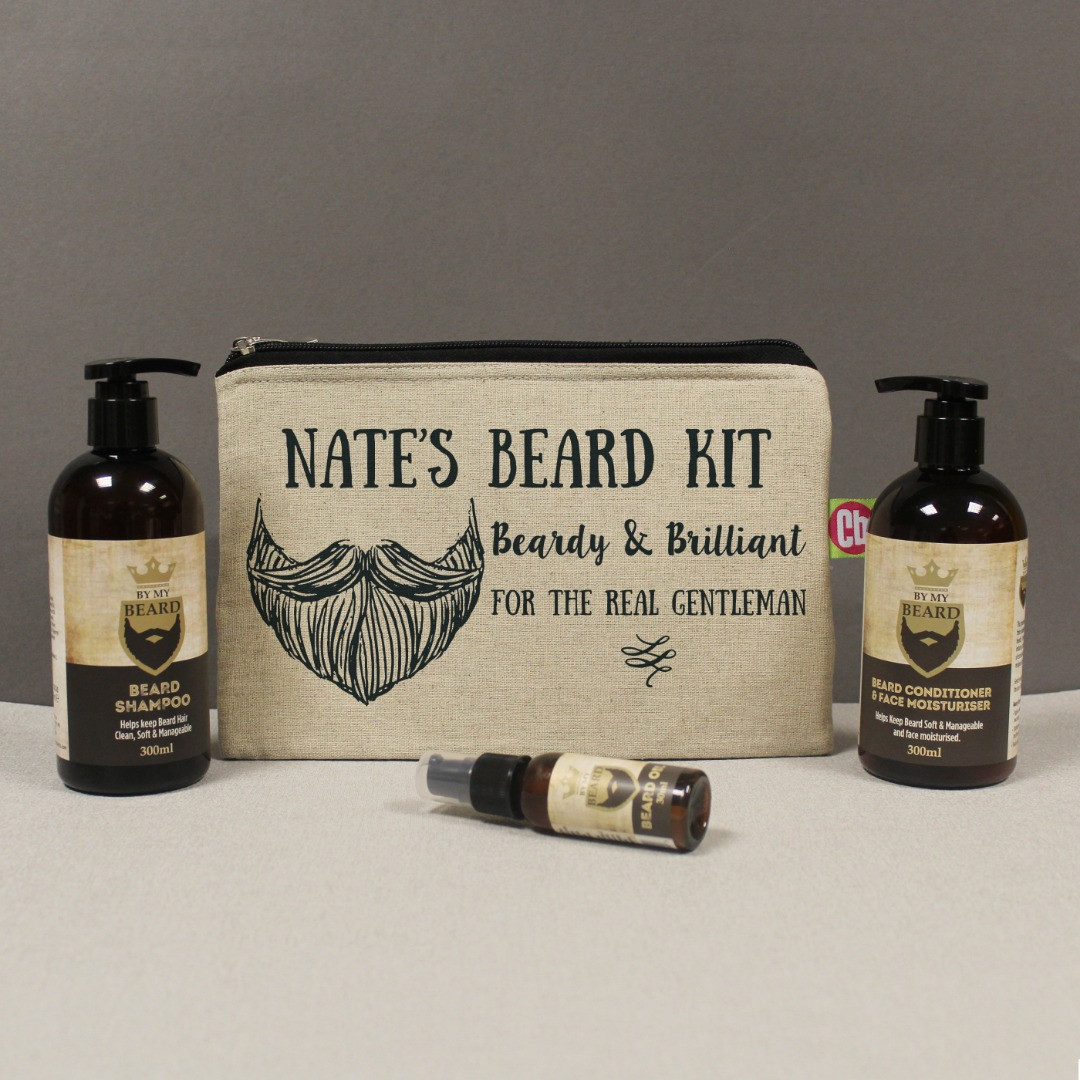 Personalised Beardy & Brilliant Beard Kit - Present Minded