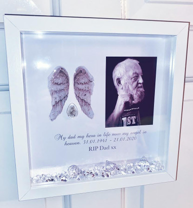 Cremation ashes frame