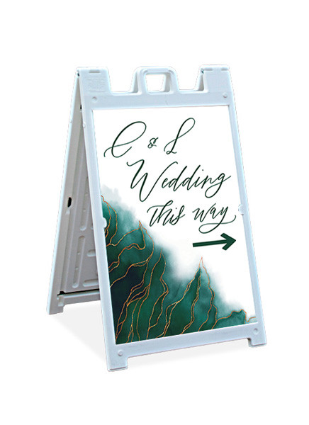 Signs by Theme - Wedding Signs - Wedding Sandwich Board - Sign Outpost