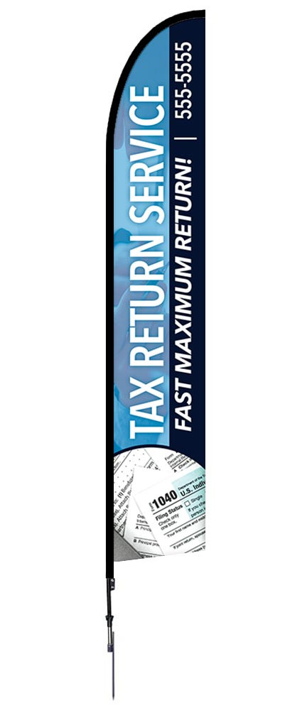Income Tax Feather Banners