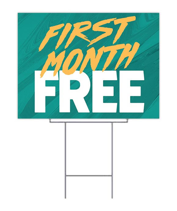 Gym Yard Sign (YS-GYM-001) - Sign Outpost