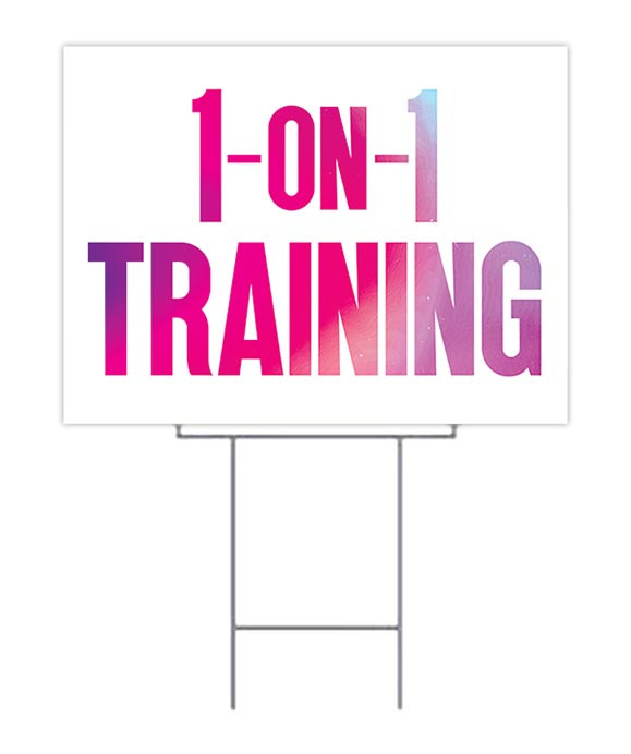 Gym Yard Sign (YS-GYM-006) - Sign Outpost