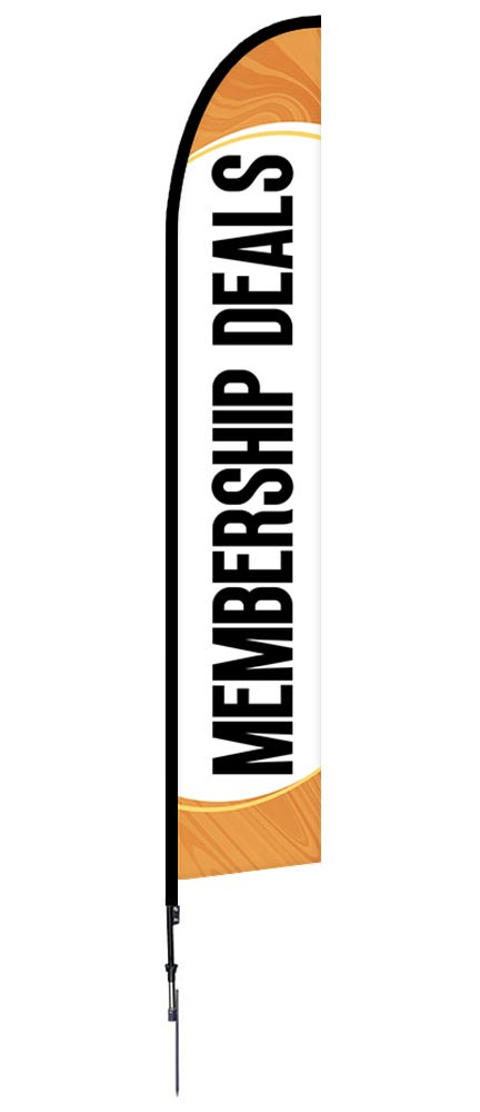 Feather flag for Gym & Fitness | Sign Outpost.com