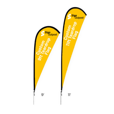 Teardrop Flag - Sign Outpost