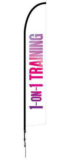 Feather flag for Gym & Fitness | Sign Outpost.com