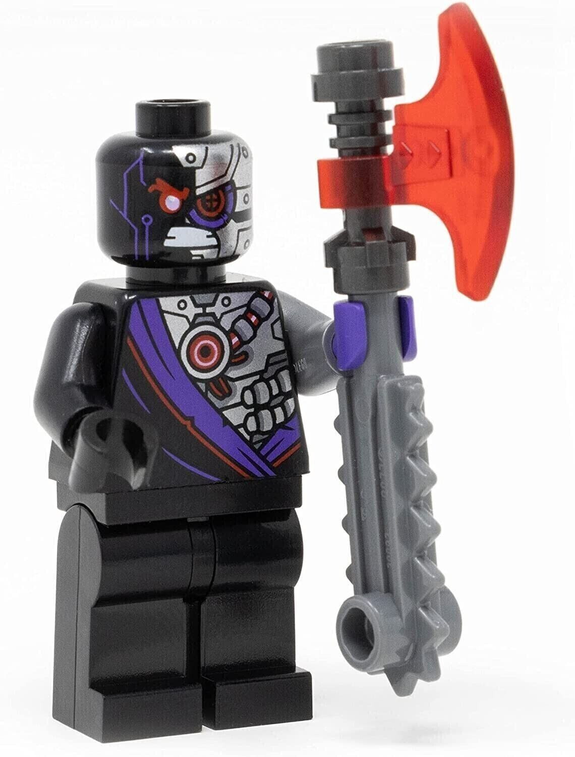 LEGO Ninjago Core: Nindroid Minifigure (Legacy) with Saw Axe
