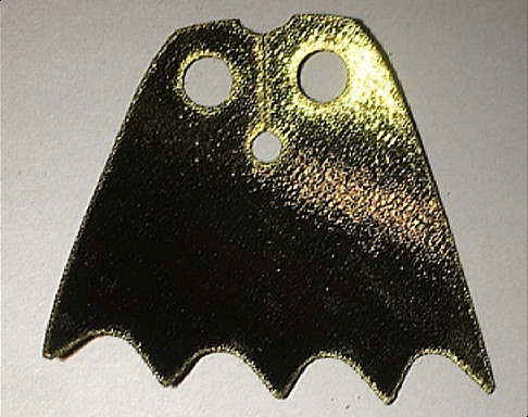 LEGO® Superheroes Cape - Black & Metallic Gold - from 70909 - The Brick ...