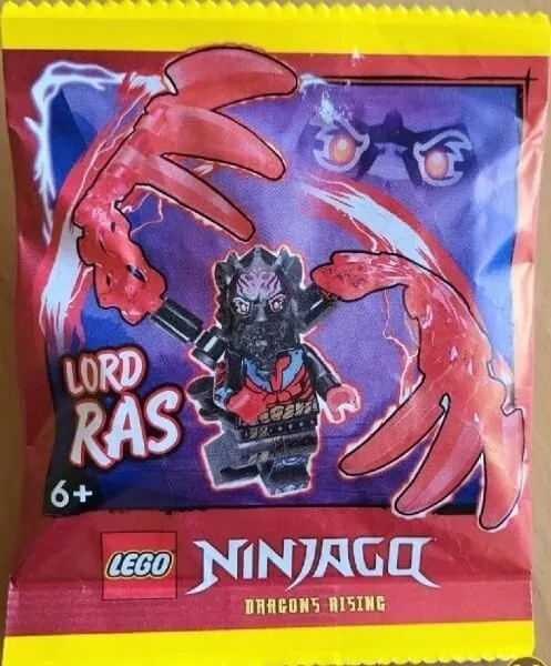 LEGO Ninjago Dragons Rising Season 2: Lord Ras Minifigure with Energy Claws