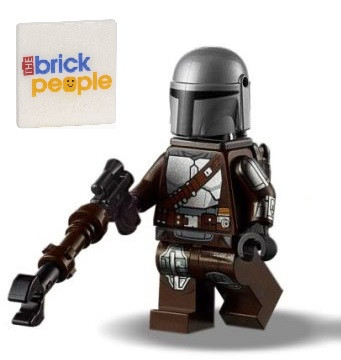 LEGO Star Wars: The Mandalorian - Mando - Din Djarin with Silver Beskar ...
