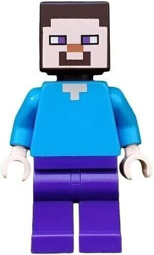 LEGO Minecraft: Steve Minifigure with Pickaxe and Spider