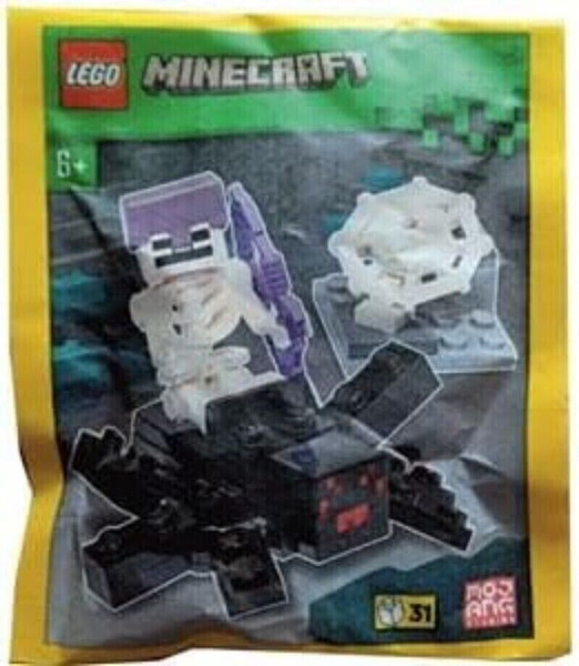 LEGO Minecraft: Spider Minifigure and Skeleton (Ages 6+)