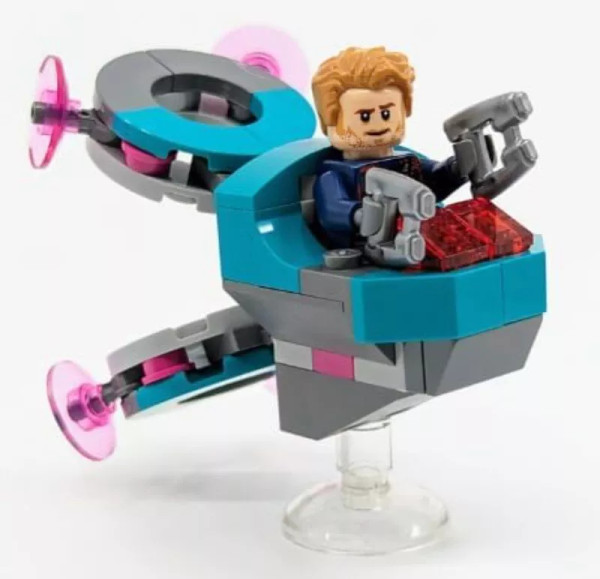 LEGO Superheroes: Star Lord Minifigure with Blasters and Speeder