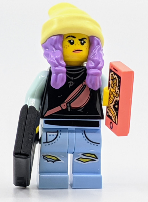 LEGO Hidden Side: Parker with Cell Phone and Laptop