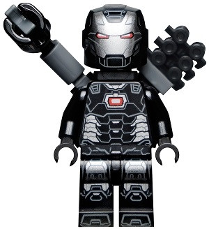 LEGO Marvel Superheroes: Iron Man War Machine Minfig with Silver ...
