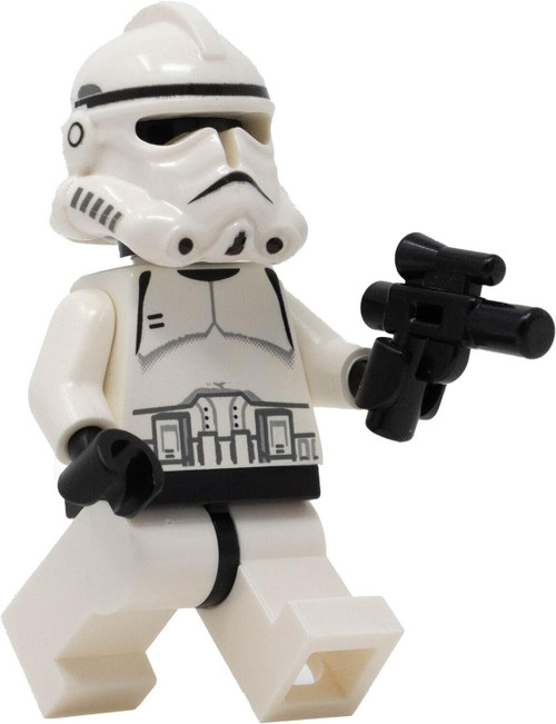LEGO Star Wars: White Ep 3 Clone Trooper Minifigure (Phase 2) with ...
