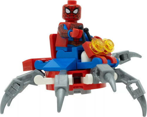 LEGO Superheroes: Spiderman Minifigure with Spider-Crawler - Ages 6+