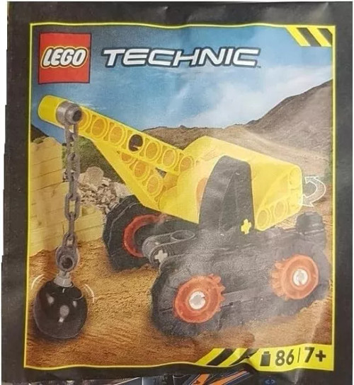 LEGO Technic Mini Set: Crane with Wrecking Ball (86 pcs) Ages 7+