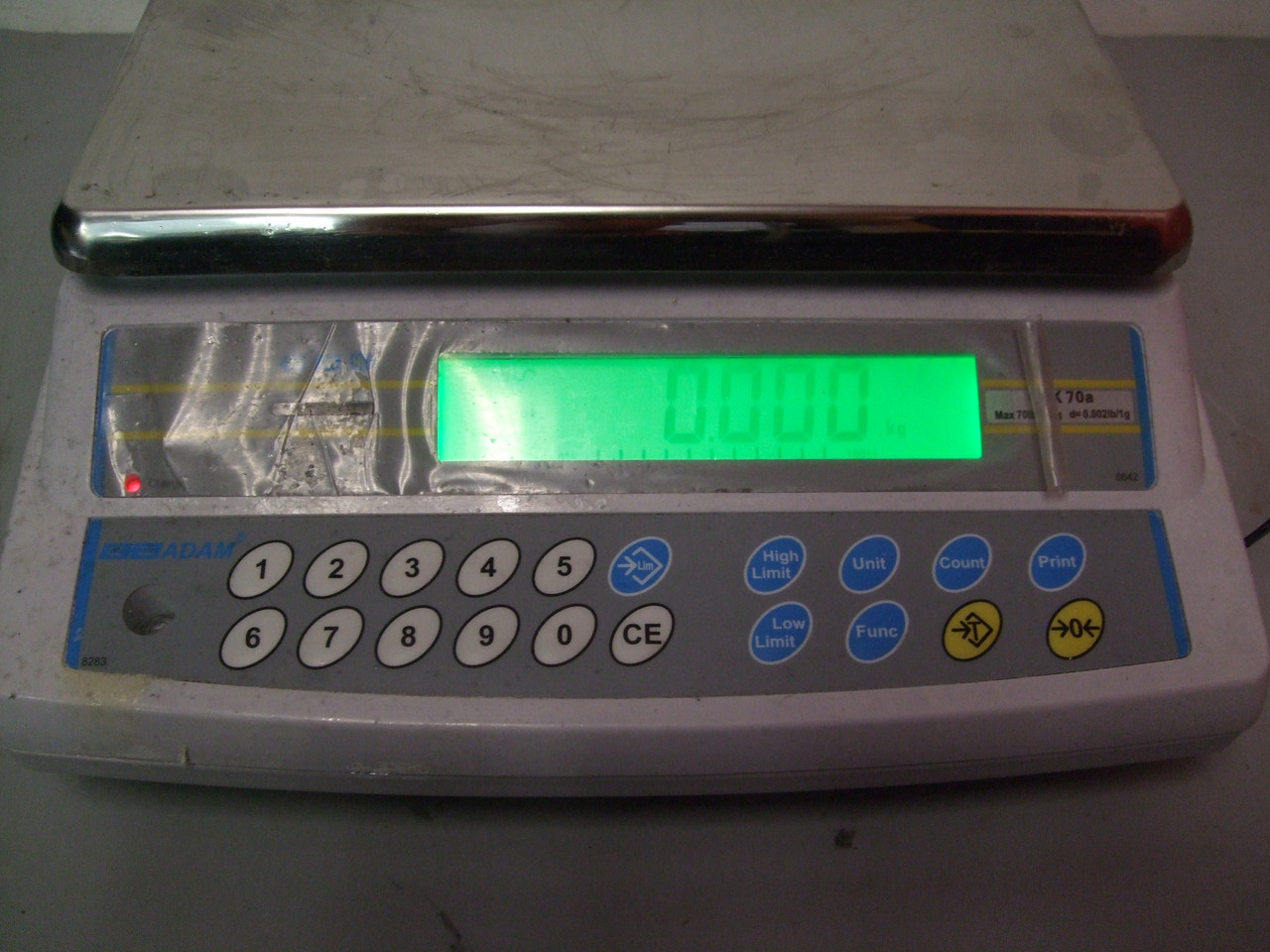 AE Adam Equipment Model CBK 70a Scale, 70lbs/32Kg