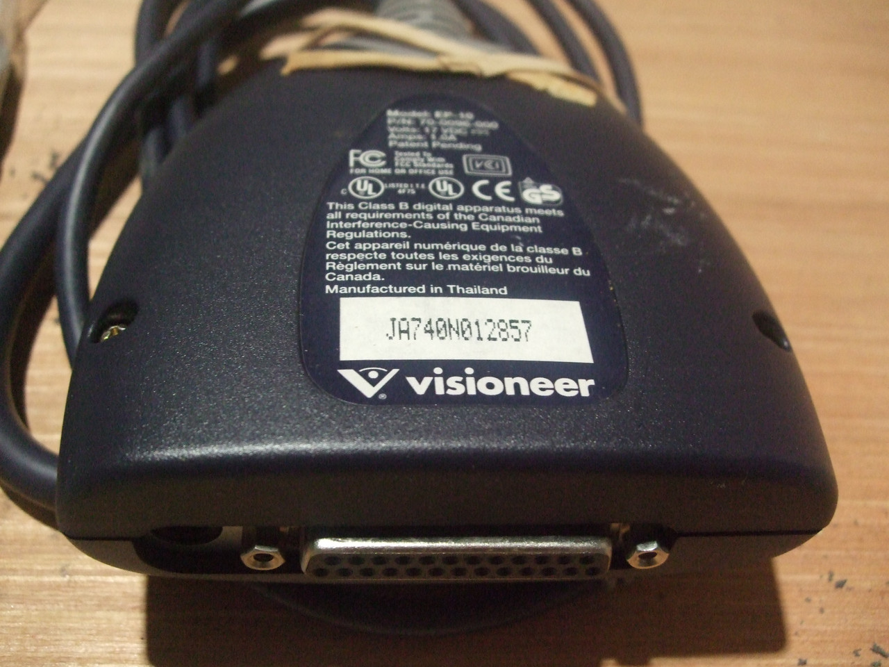 Visioneer EP-10 Parallel Scanner Strobe Connector