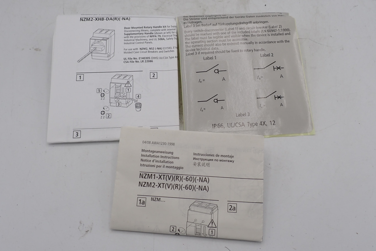 Eaton Moeller Circuit Breaker Operating Handle