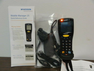 McKesson Symbol Mobile Manager 25 Barcode Scanner w Accessories & Guide ...