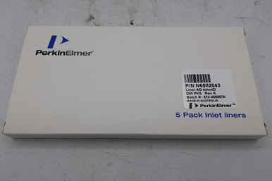 Perkin Elmer N6502043 Inlet Liner AG 4mmID QW 5pk
