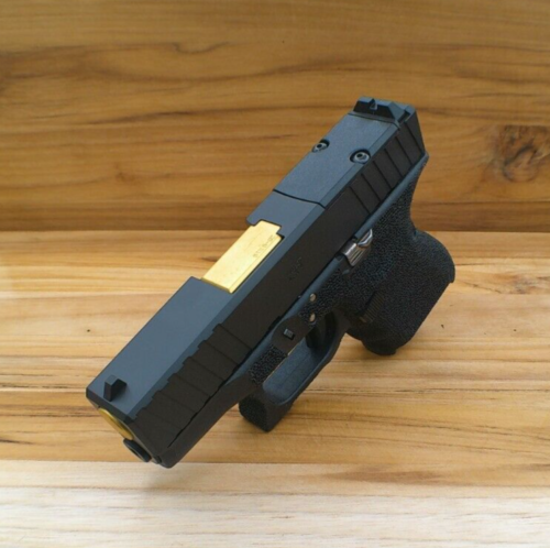 GLOCK 26 PATTERN SLIDE STYLE #1A COMPLETE ASSEMBLY WITH GOLD TIN BARREL ...