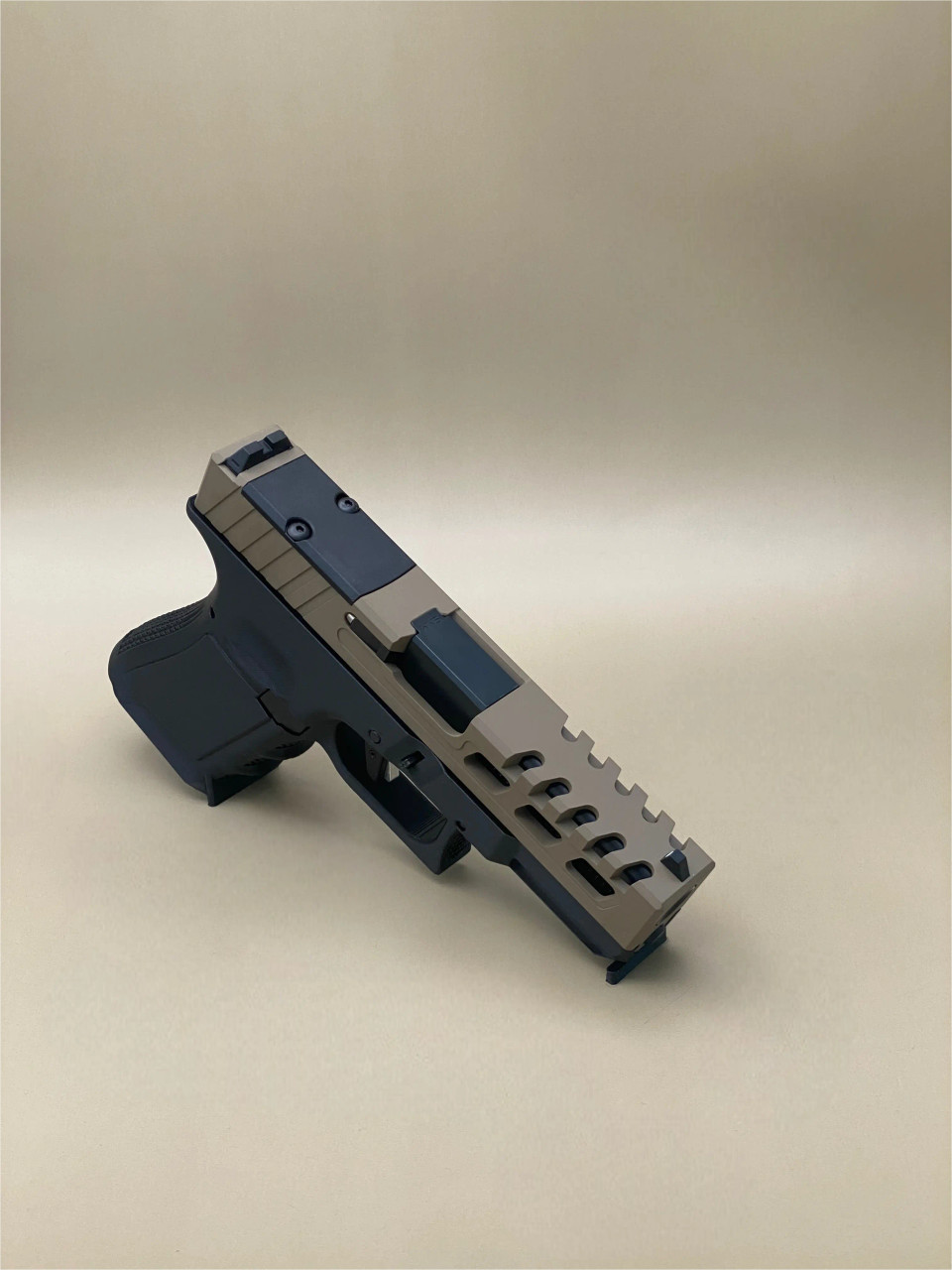 Glock 19 Gen 5/19X Complete Slide, Raptor Cut | Kineti-Tech