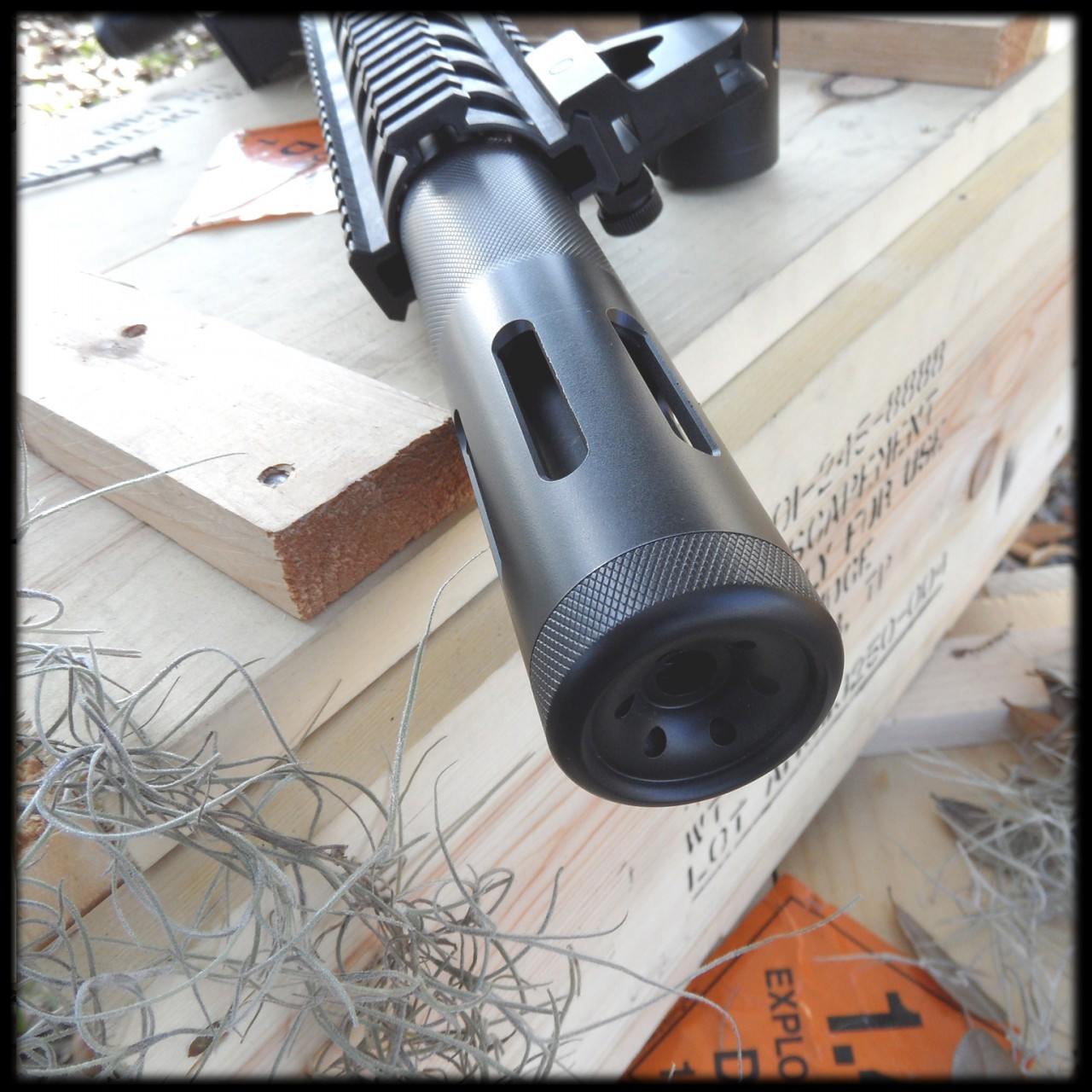 Concave Ported Barrel Shroud S&W AR 15 - 22 - Kineti-Tech