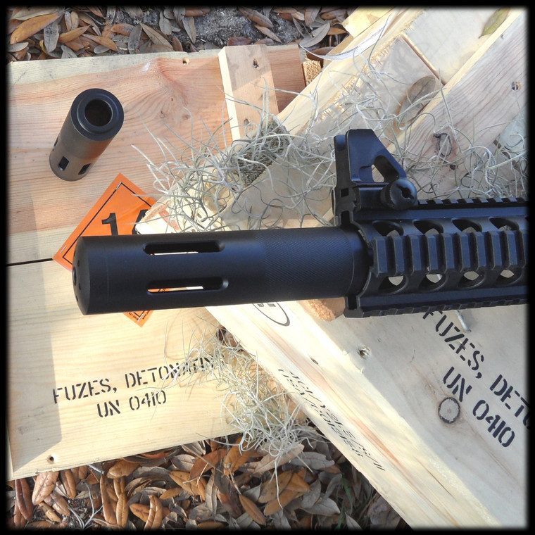 Convex Ported Barrel Shroud AR 15 - Kineti-Tech