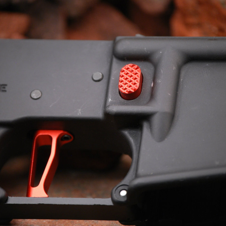 AR-15 Enhanced Magazine Release Buttons and Extensions - Kineti-Tech