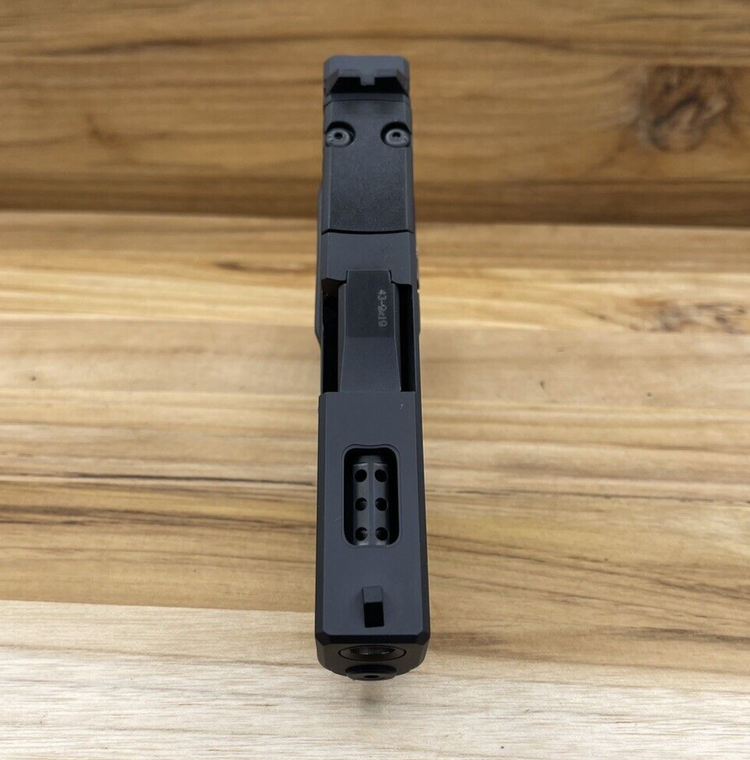 Glock 43 43x Complete Slide Lighting Ported RMSc Cut PORTED BLACK ...