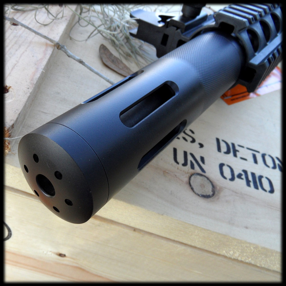 Convex Ported Barrel Shroud AR 15 - Kineti-Tech