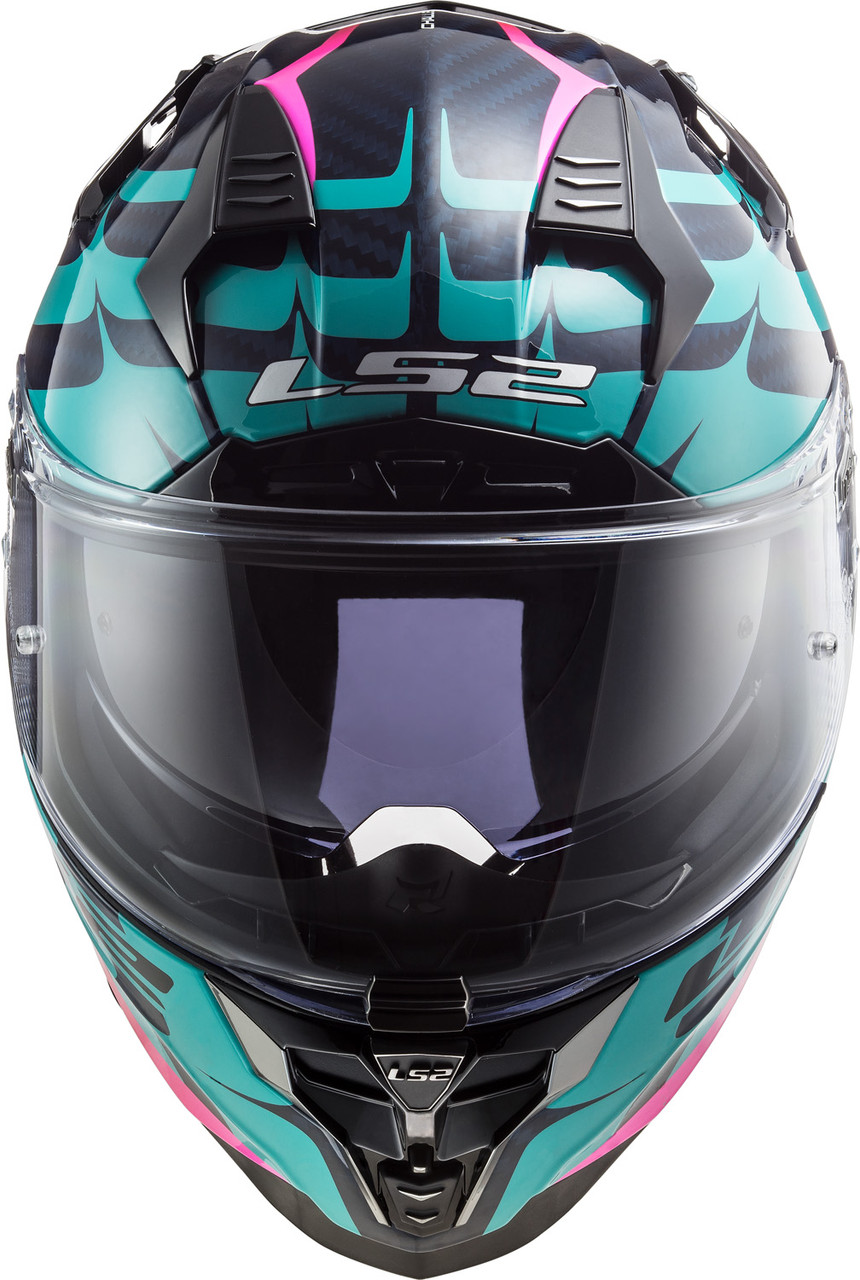 LS2 Challenger Carbon Flames Full-Face Helmet - MC Powersports