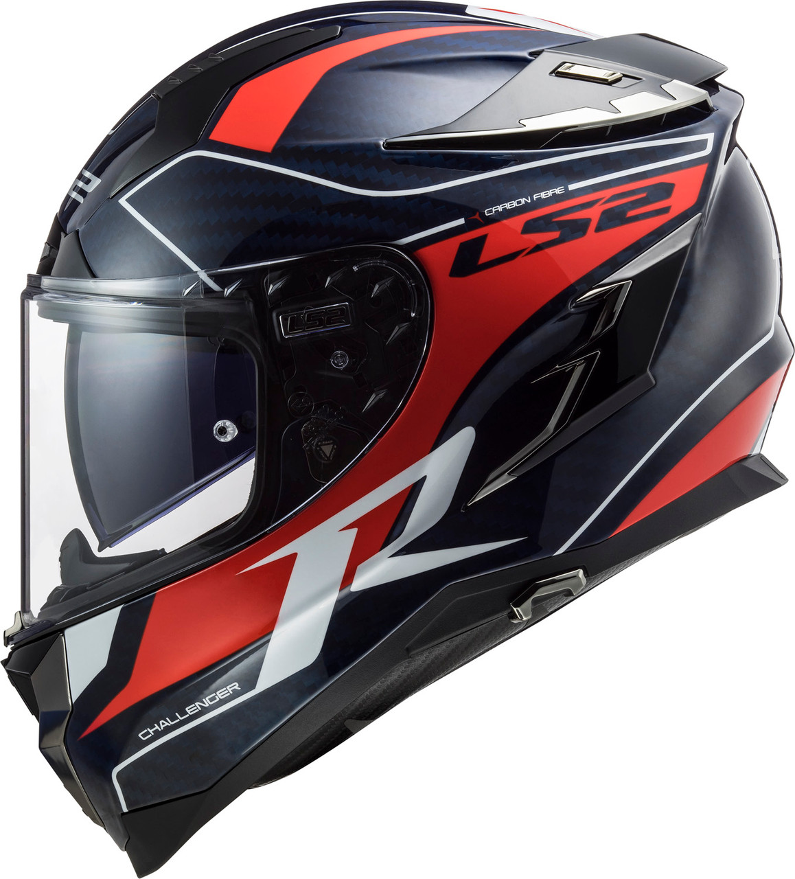 LS2 Challenger Carbon Carver Full-Face Helmet - MC Powersports