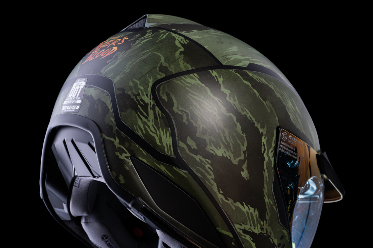 Icon Domain Tiger's Blood Helmet - MC Powersports