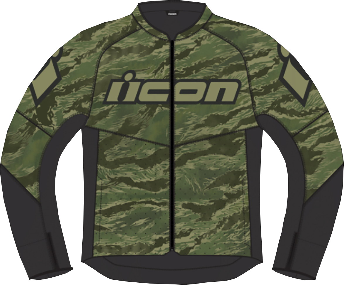 Icon Motosports Hooligan CE Tiger's Blood Jacket - MC Powersports
