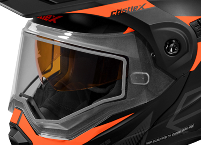 Castle X Dual-Lens Snow Shield for CX950V2 Modular Helmets - Clear ...