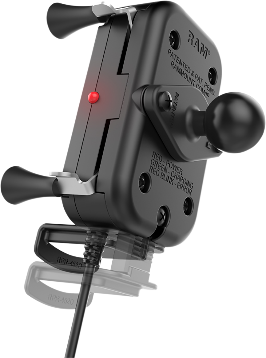 Ram Mounts Tough-Charge Waterproof Wireless Charging Mount - MC Powersports