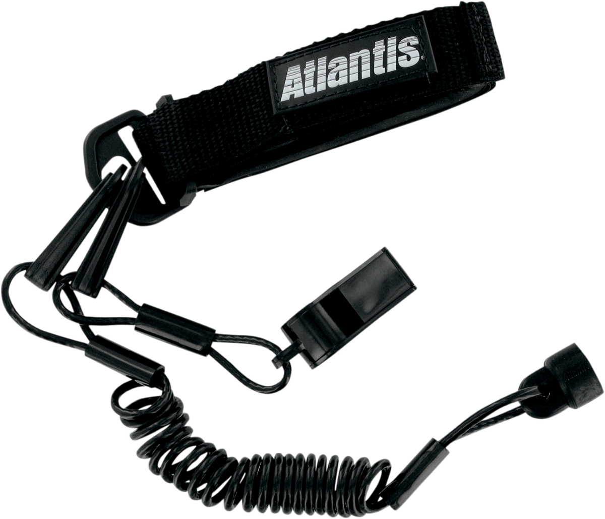Atlantis Pro Floating Lanyard with Whistle - MC Powersports