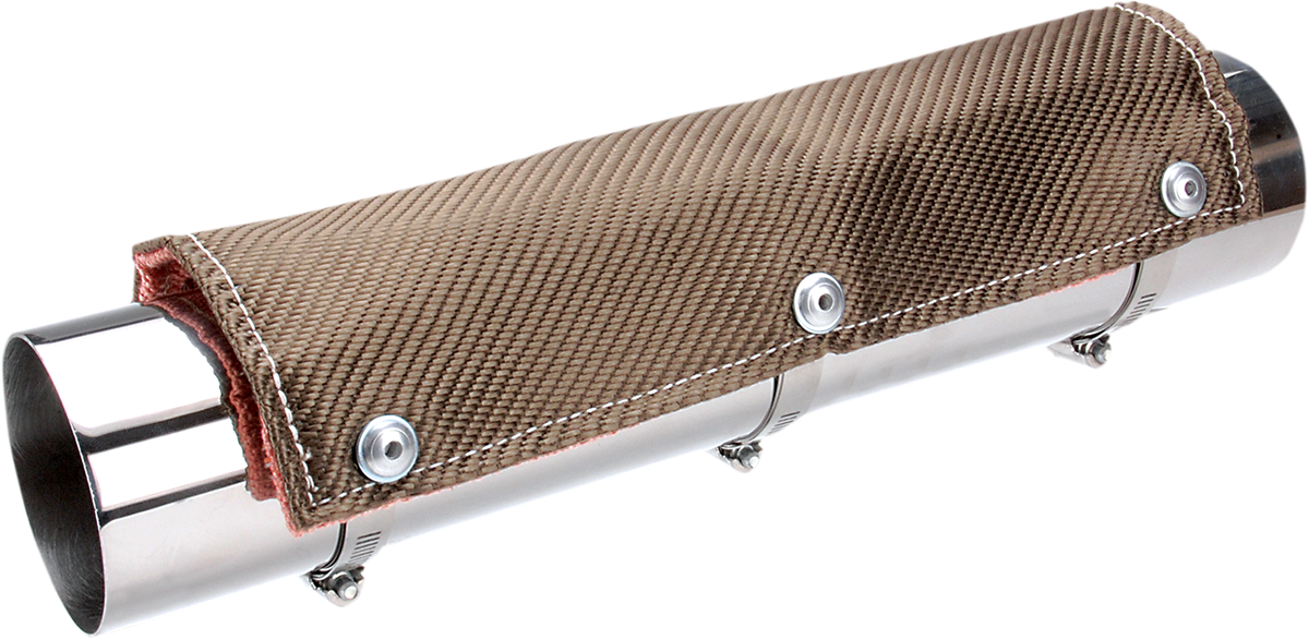DEI Flexible Heat Shield - 4” x 8” - Titanium - MC Powersports