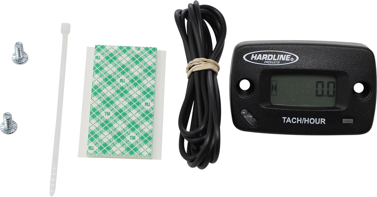 Hardline Tachometer/Hour Meter with Log Book - MC Powersports