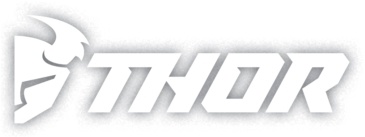 Thor Die-Cut Decal - 3-inch - 6 Pack - MC Powersports
