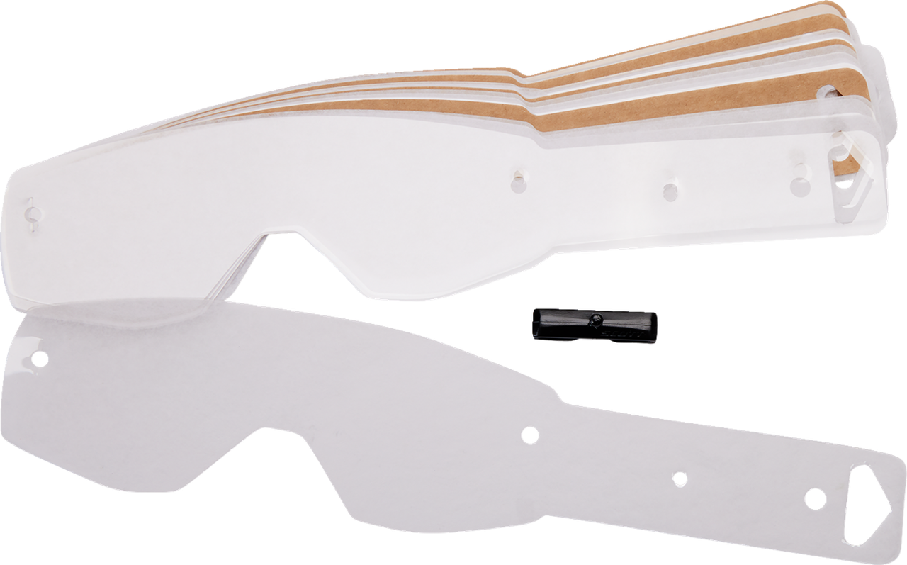 Scott Primal/Hustle/Split Goggle Tear-Offs - 20 Pack - MC Powersports