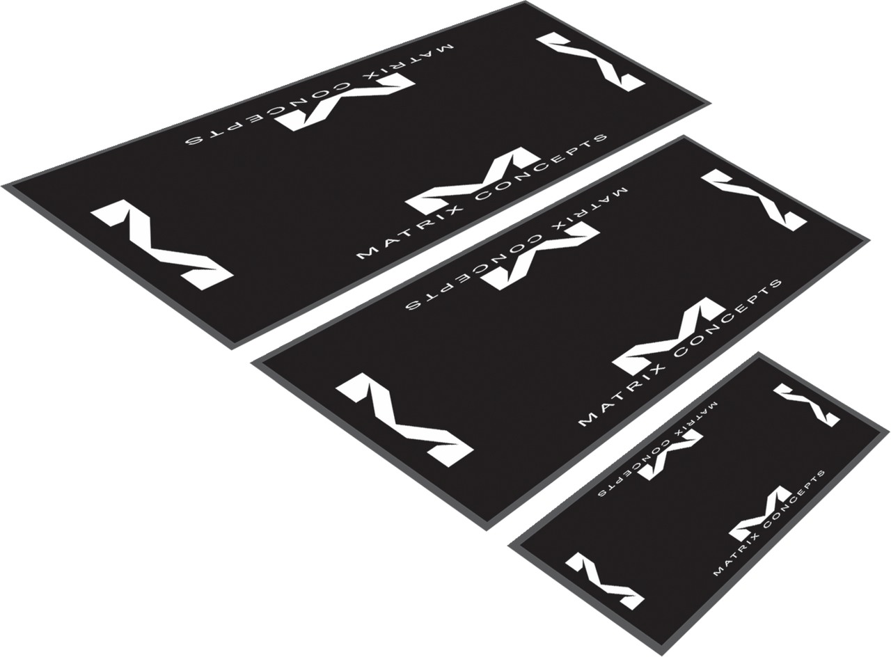 Matrix Concepts Carpeted Work Mat - Black - MC Powersports