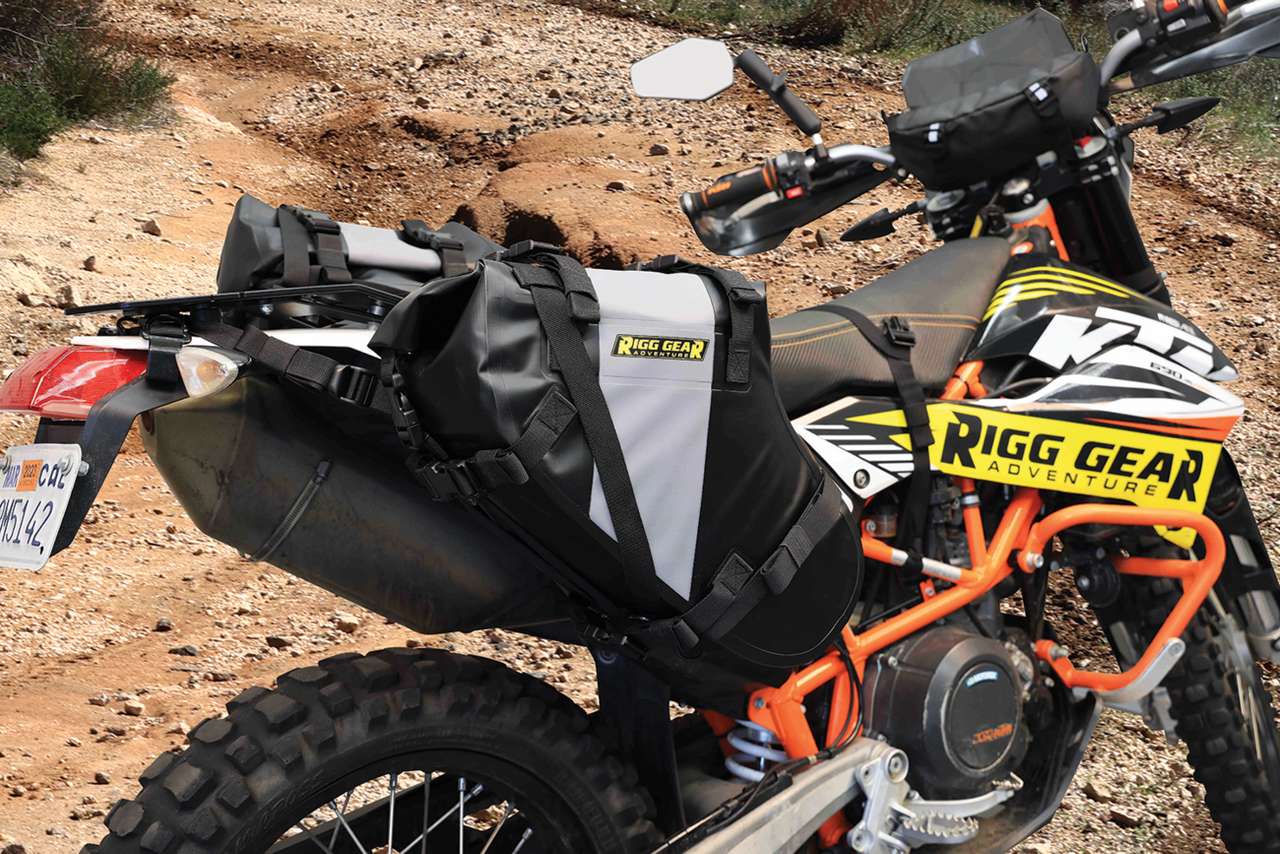 Nelson Rigg Hurricane Dual Sport Saddlebags - Black/Gray - MC Powersports