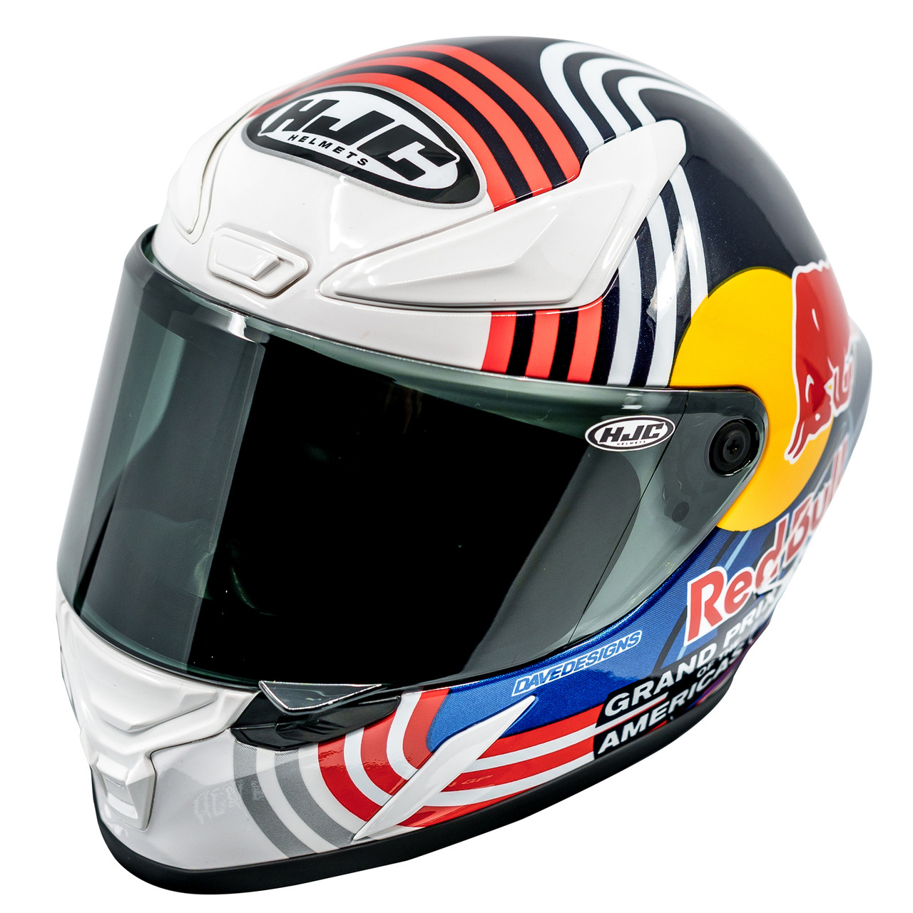 HJC RPHA 1 Mini Red Bull Austin GP Off-Road Helmet - **Limited Edition ...