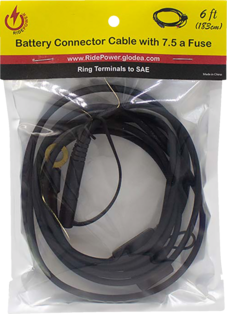 RidePower SAE to Ring Terminal Battery Connector Cable - 6-inch - MC ...